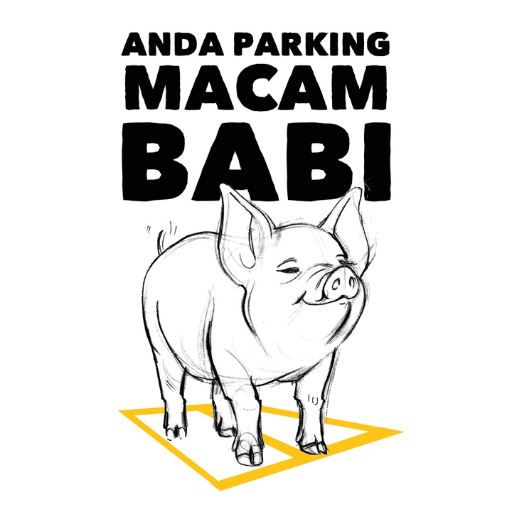 Sticker Dubook: Parking Macam Babi | Shopee Malaysia