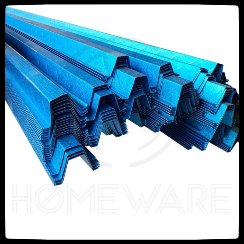 DIY BESI RAK BUNGA / BATTEN 0.47MM / BESI V BIRU | Shopee Malaysia