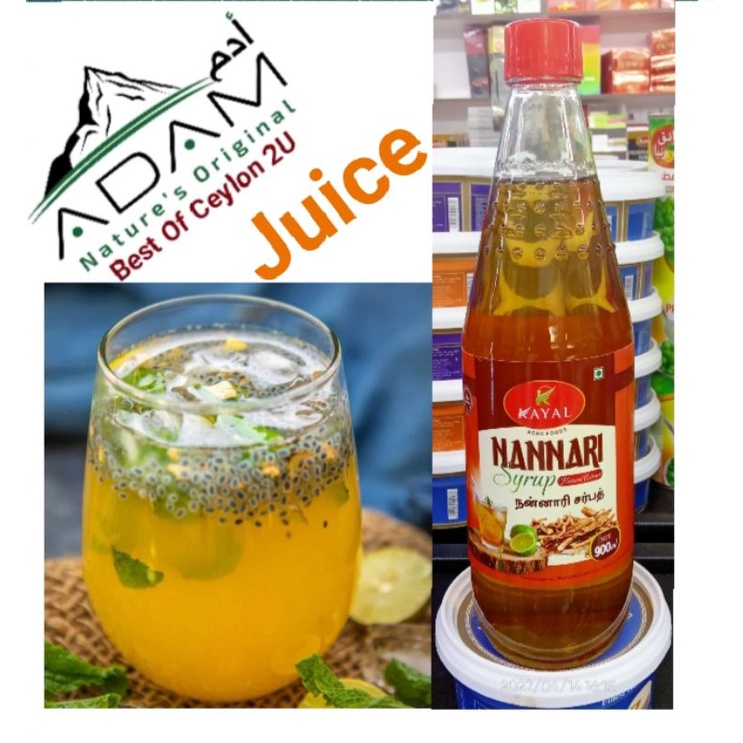 Nannari Syrup - Best for Cooling Body - Glass Bottle | Shopee Malaysia