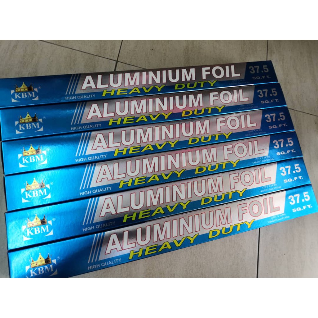 ALUMINIUM FOIL HEAVY DUTY 37.5 SQ FT 25FT X12 IN 457.2MM X 7.62M FOR ...