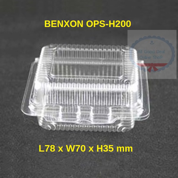 BENXON OPS-H200 (20 X 100pcs)(2000pcs) Sushi Food Tray / Plastic Tray ...