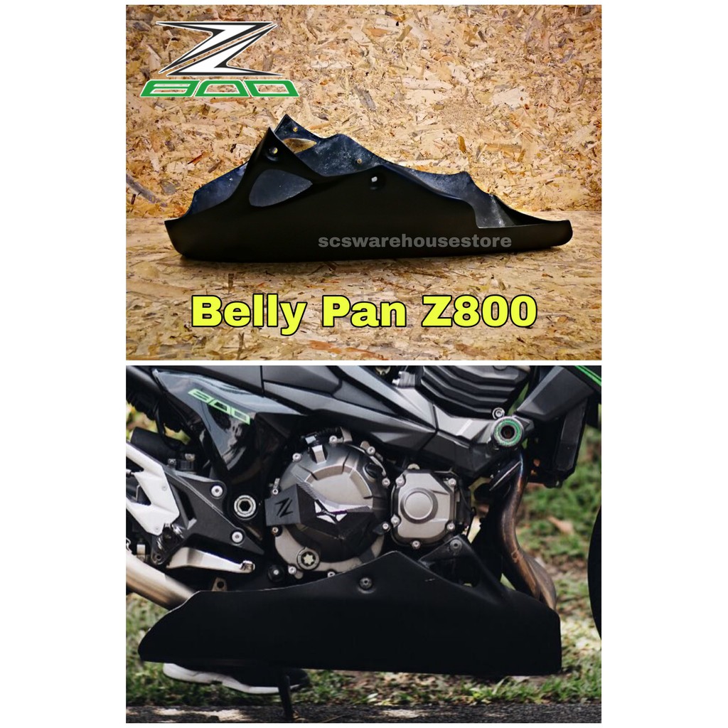 Belly Pan KAWASAKI Z800 Fiber Glass Lower Cover Sampan Motorcycle ...