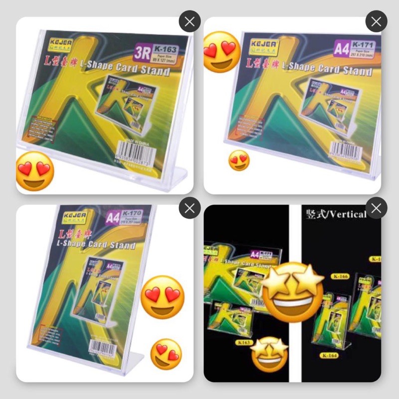 Acrylic Stand L Shape 🔥🔥 | Shopee Malaysia