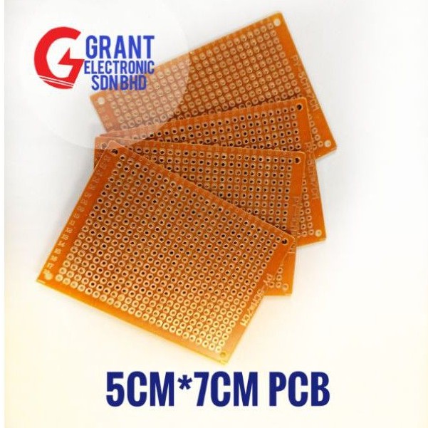 5*7 PCB 5x7 PCB 5cm*7cm DIY Prototype Paper PCB Universal Board yellow ...