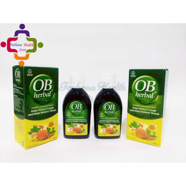 Original OB Herbal Syrup 100 ml / For Adult Cough | Shopee Malaysia