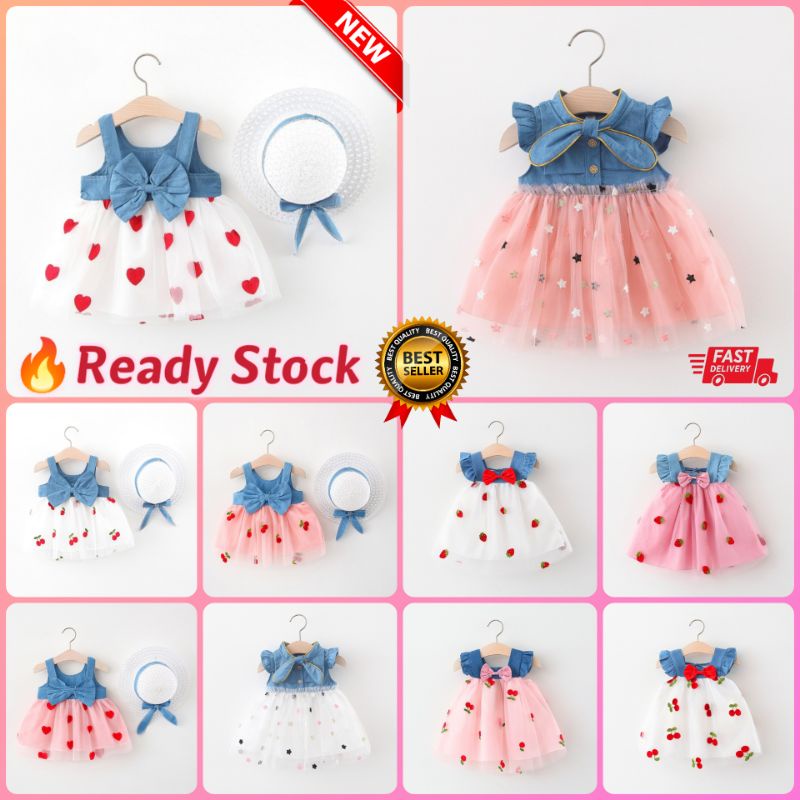 👍 Material💝Gaun Baby Girl Dress Baby Baby Girl Dress Baby Cloting Kids ...