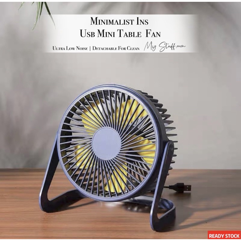 Stock Clearance! Mystuff527 Minimalist Ins USB 5 Inches Table Fan ...
