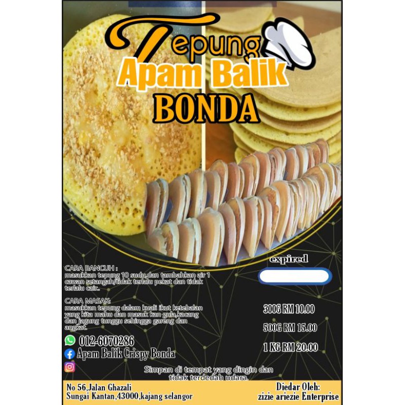 Tepung Apam Balik instant Tebal dan nipis crispy | Shopee Malaysia