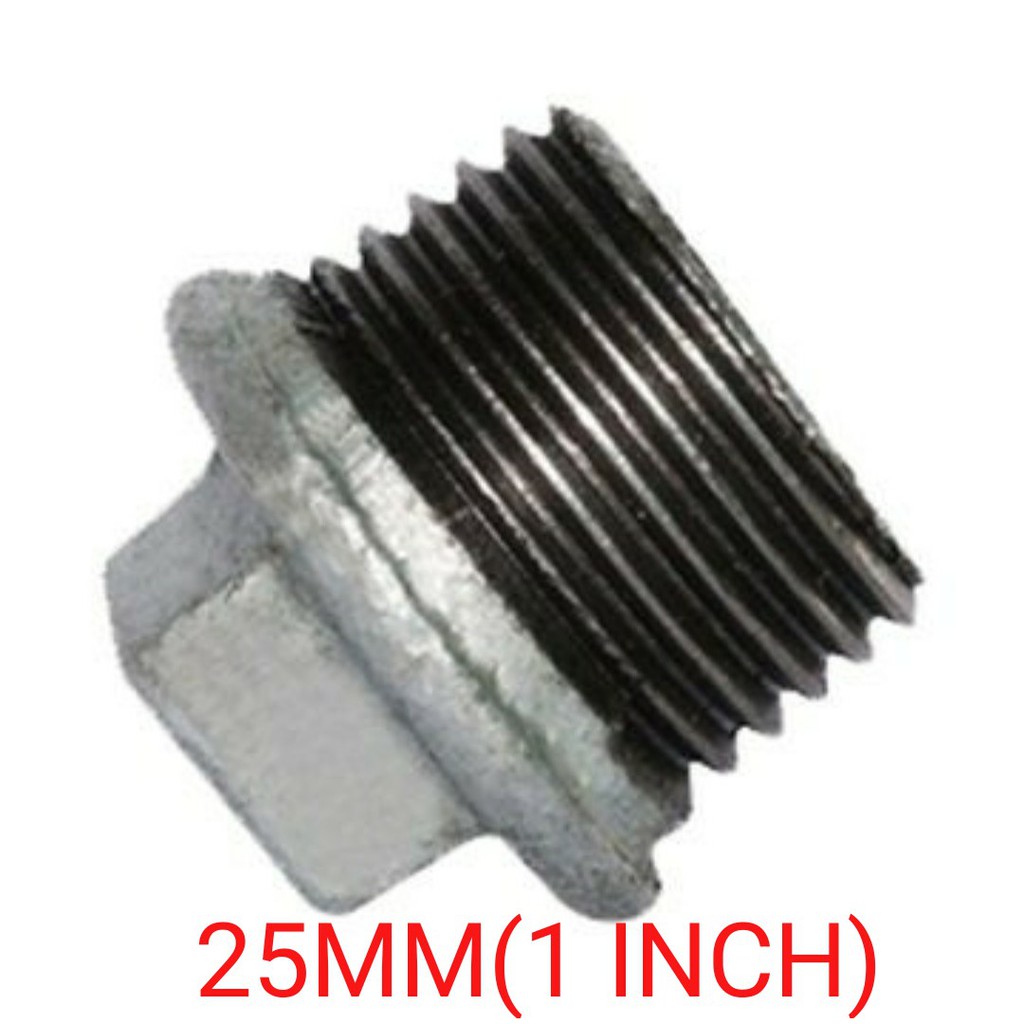 Galvanised Iron GI PLUG 15mm , 20mm , 25mm , 32MM , 40MM , 50MM ...