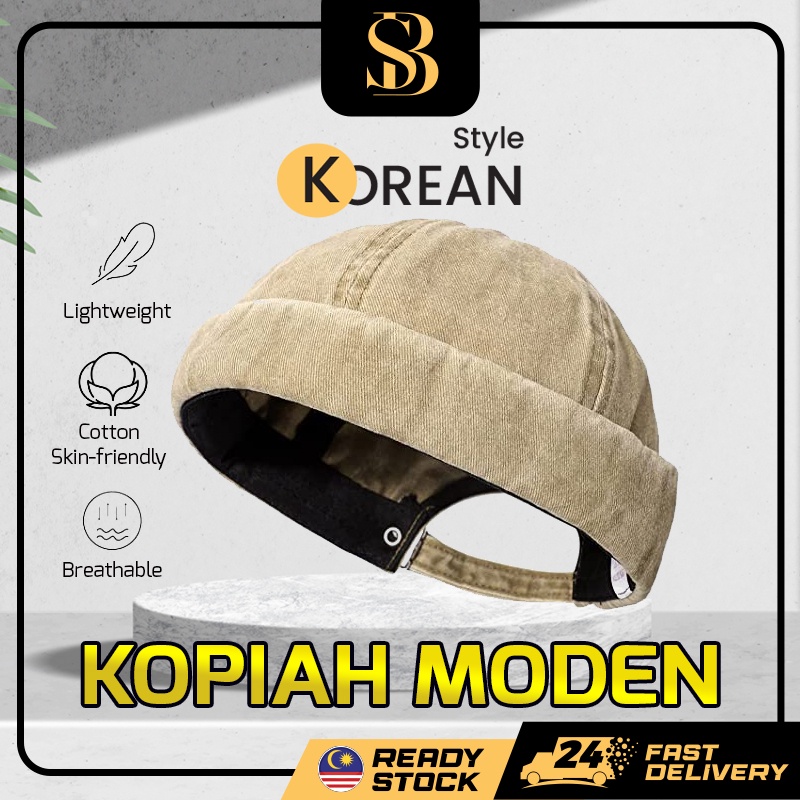 BOSC Korean Style Topi Kopiah Viral Topiah Trend Baru MikiHat Songkok ...