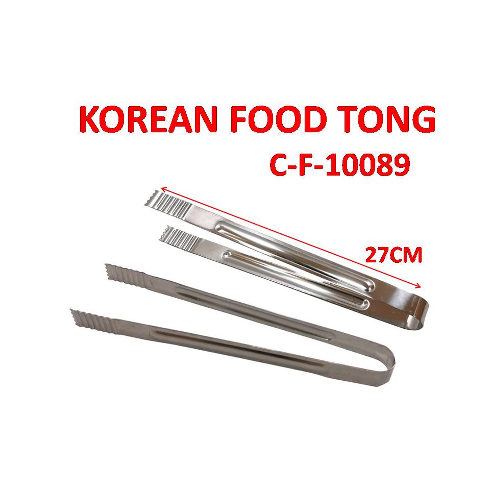 STAINLESS STEEL FOOD TONG Penyepit Kuih Penyepit Ais Penyepit BBQ ...