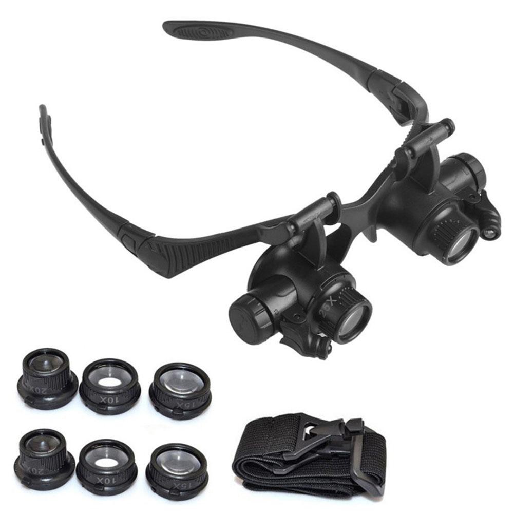 Magnifying Glass Lupa 10X 15X 20X 25X Eye Jewelry Watch Repair ...