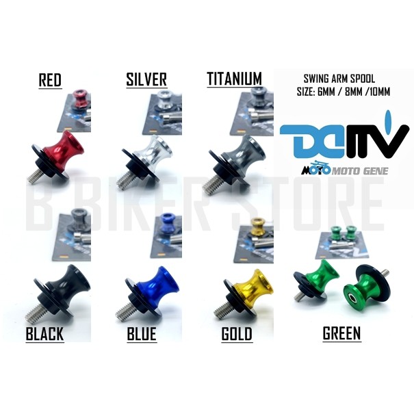 Bobbin Swing Arm Spool 6mm 8mm 10mm Motorcycle Bobbin Bolt DMV R25 ...