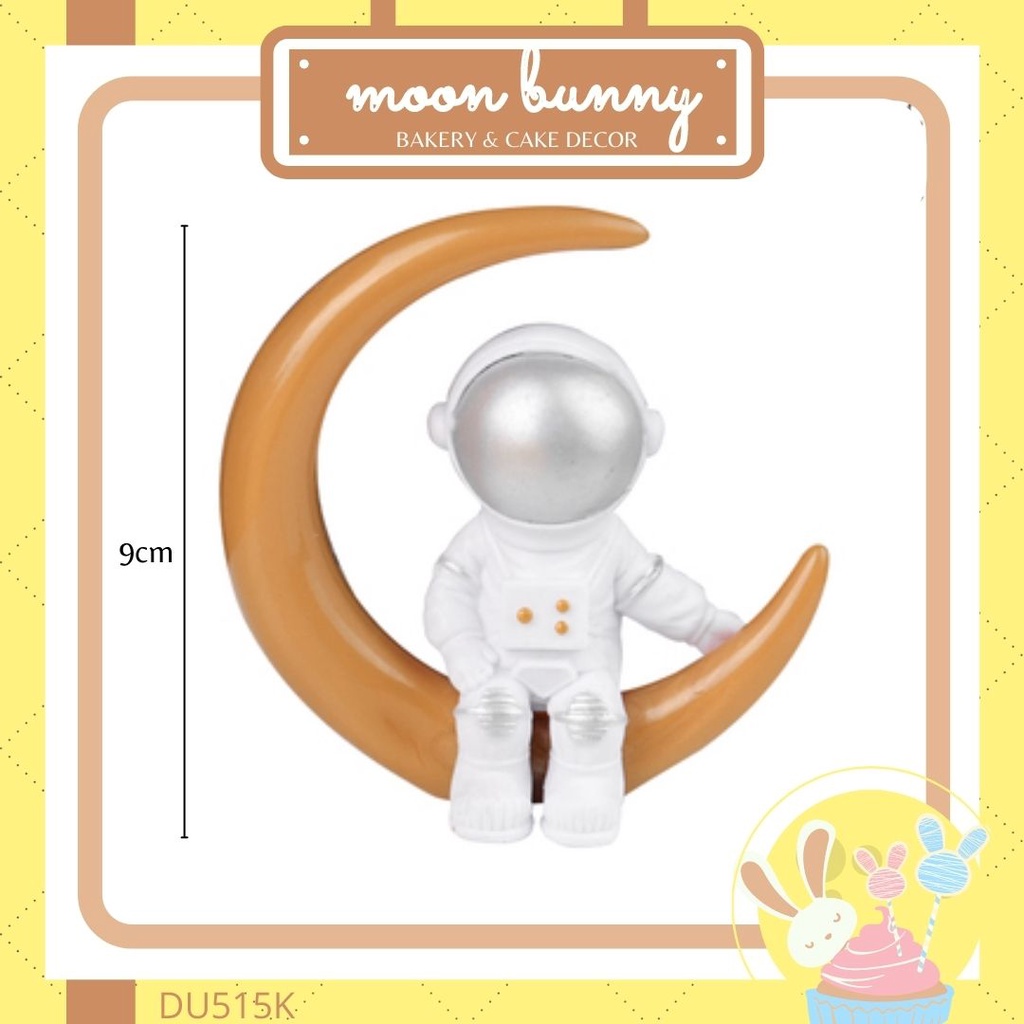 Astronaut Cake Topper Combo Set Planet Spaceman Rocket Moon Decoration ...