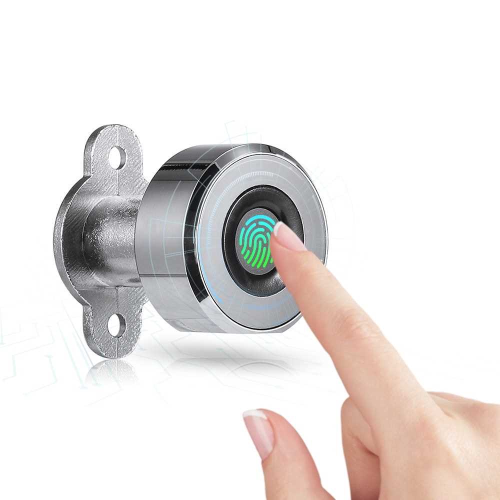 Triple Drawer Fingerprint Lock 1 Lock 3 Drawers 20 Sets of Fingerprints ...