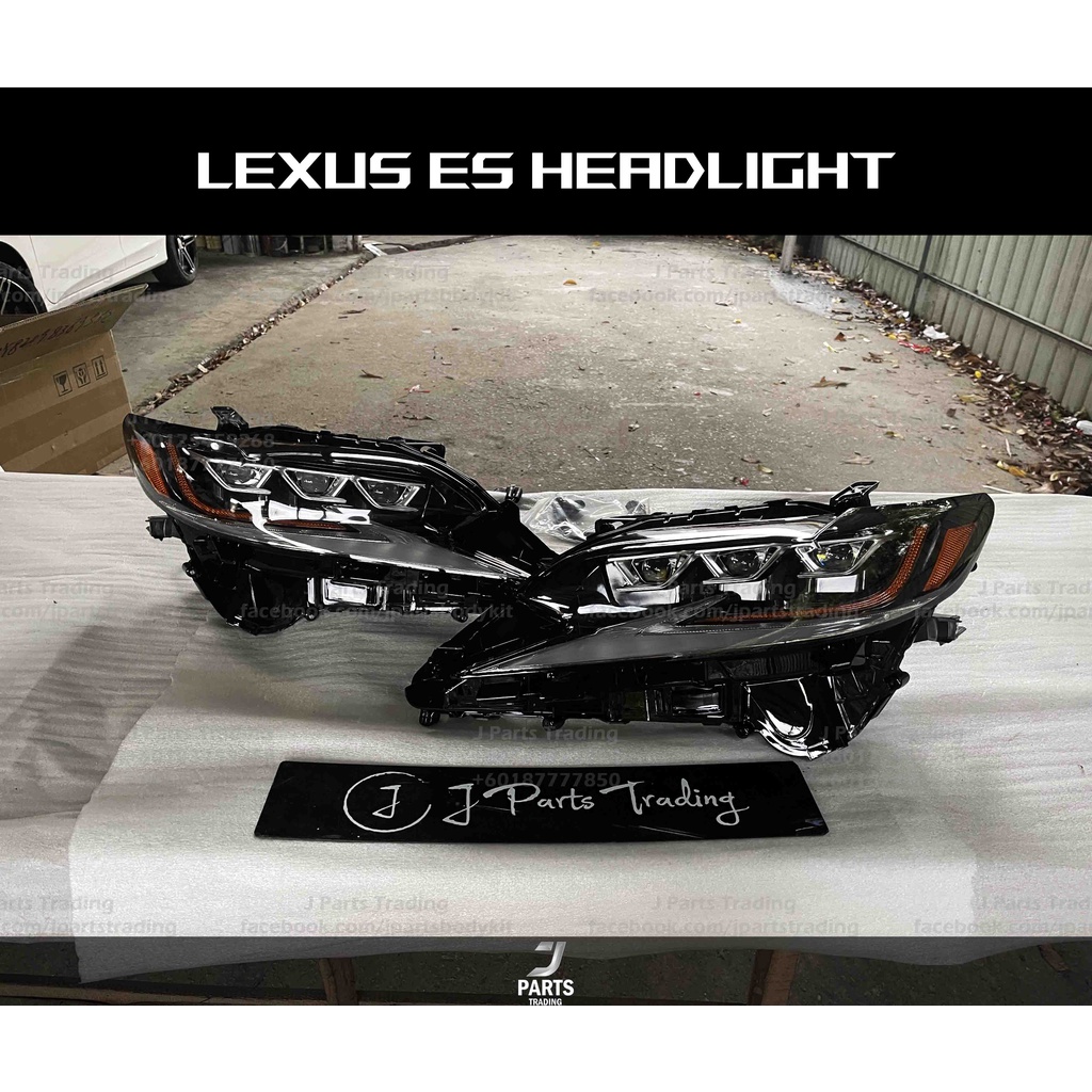 Lexus ES Headlight Head Light ES250 ES350 Facelift Triple LED Projector ...