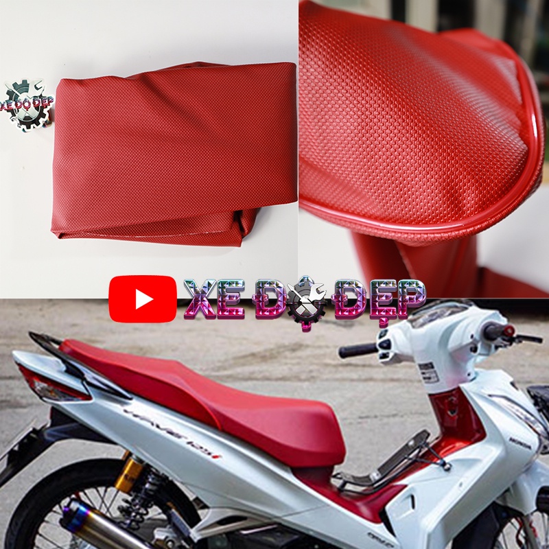 Red saddle leather Wave 125i, Future 125 | Shopee Malaysia