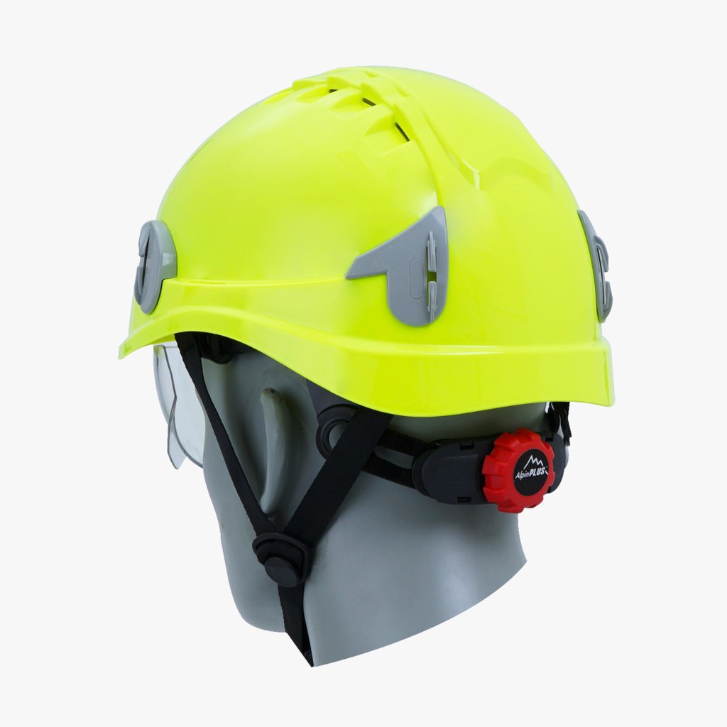 PROGUARD Safety Helmet Alpin Plus w/ Spectacles & Swivel Ratchet ...