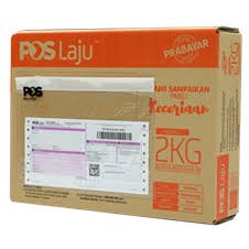Pos Laju Prepaid Box - Orange/Red (S) | Shopee Malaysia