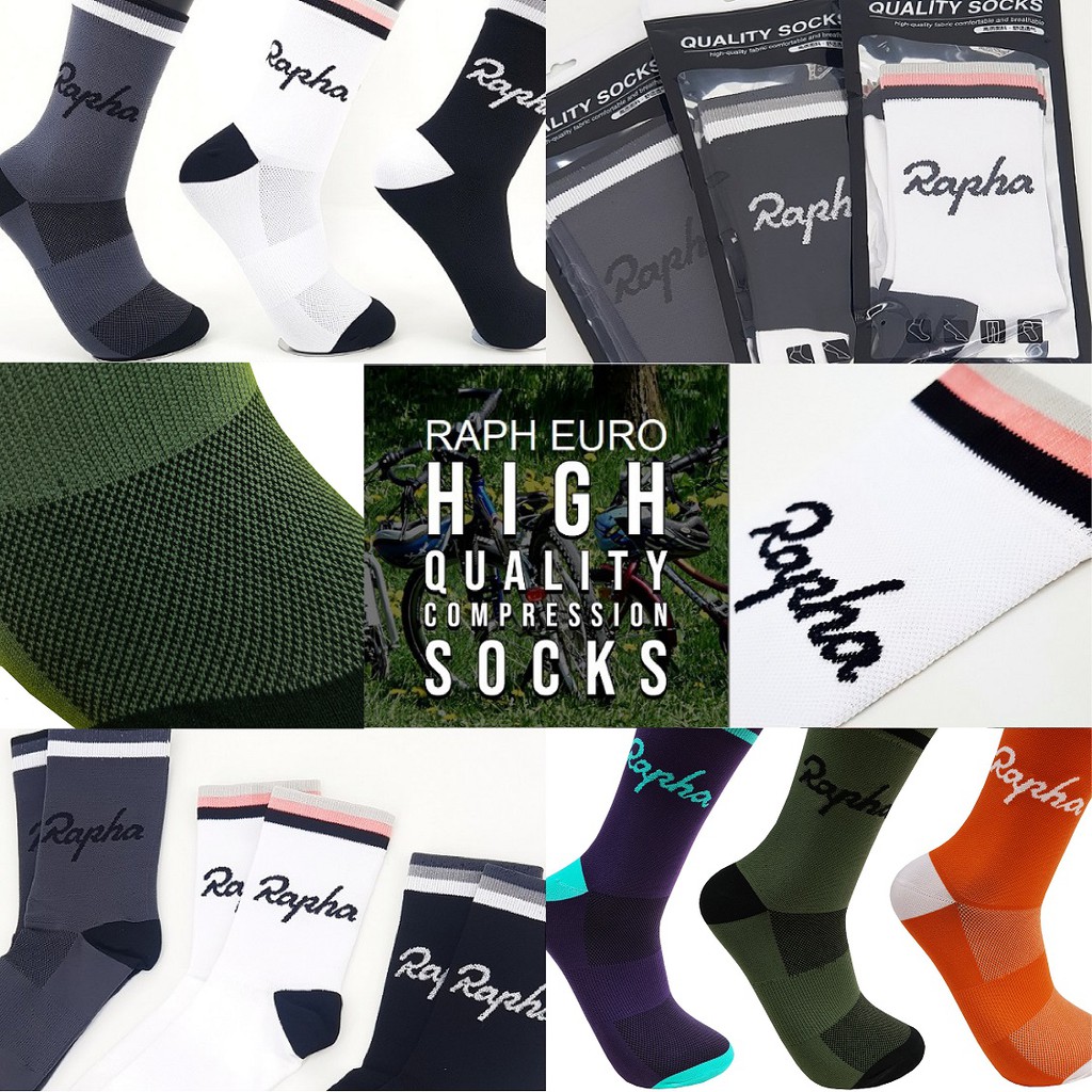 🔥Ready Stock🔥RAPH EURO Compression Socks Bicycle RB MTB Road Bike Mountain Bikes Sports Run ning ...