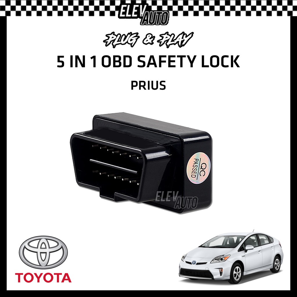 Toyota Prius OBD Safety Auto Door Lock (5 in 1) Foot Brake Speed D Lock ...