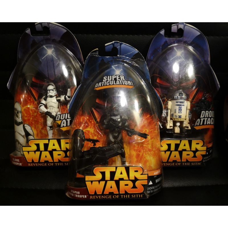 Hasbro Star Wars 3.75 Inches Utapau Shadow Trooper Clone Trooper R2-D2 ...