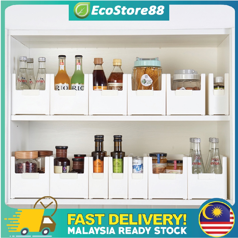 Japanese Style Storage Organiser Box Kitchen Cabinet Desk Drawer ...