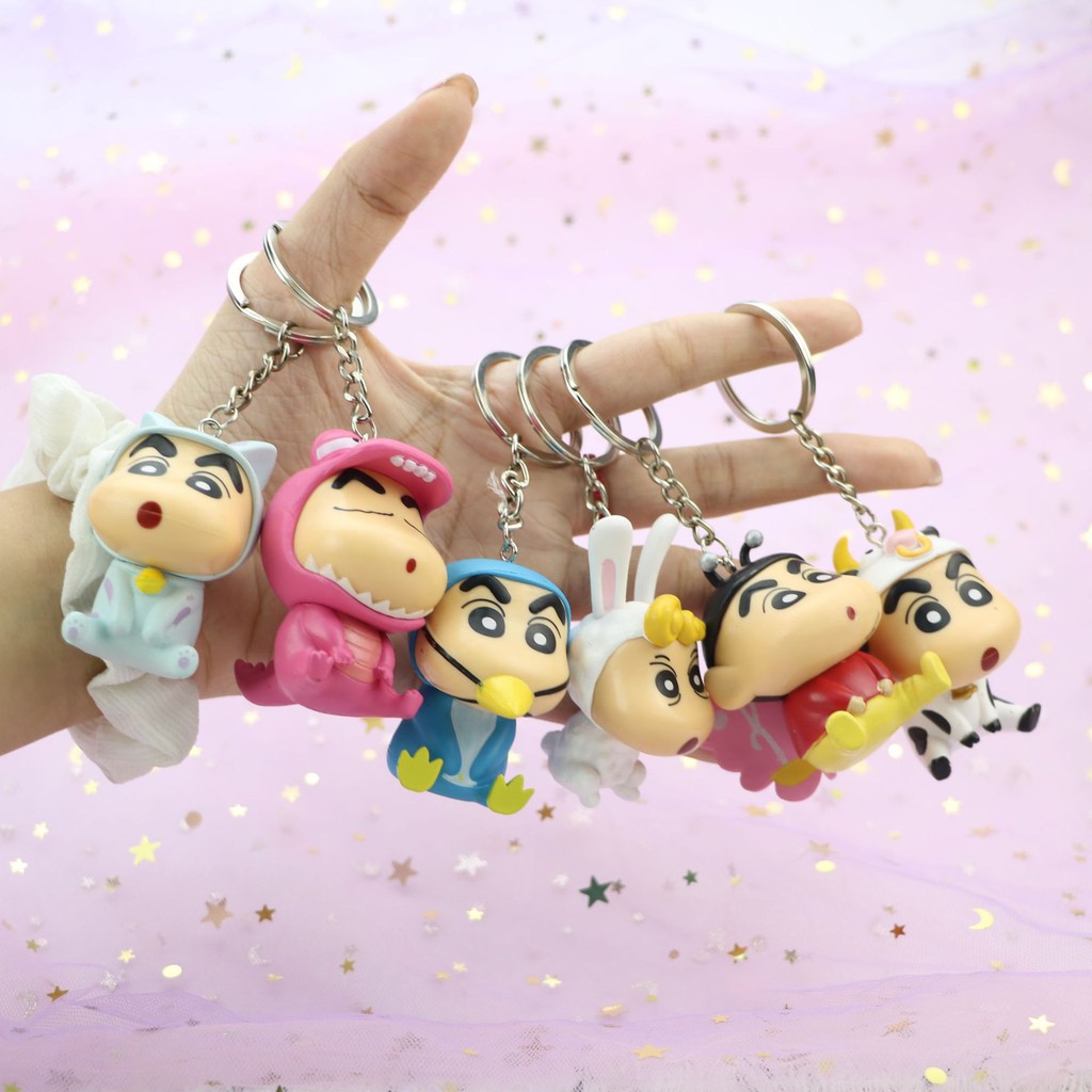 Crayon Shin-Chan Cartoon Key Ring Shin-Chan Strange Smell Pendant ...