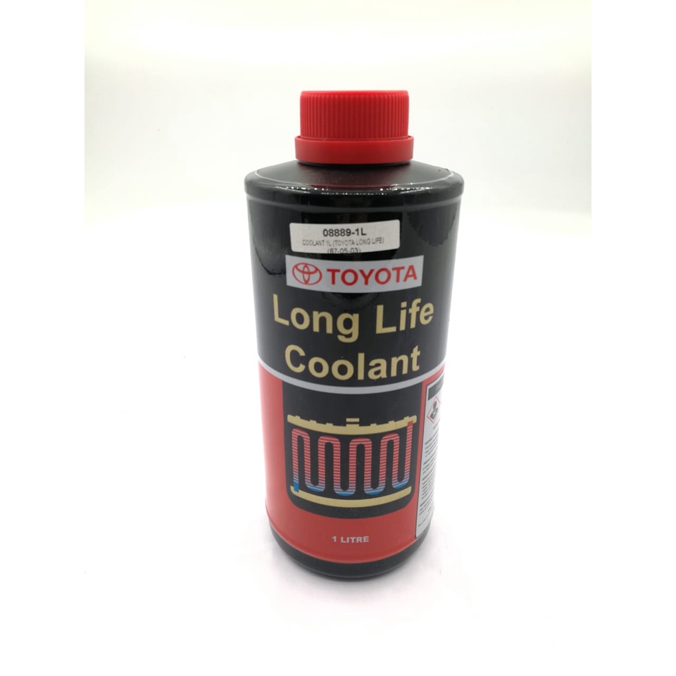 Toyota Long Life Coolant 1liter Red | Shopee Malaysia