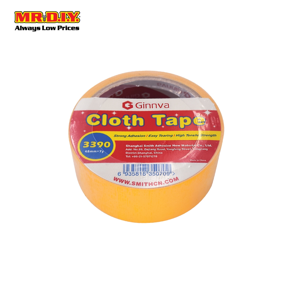 GINNVA Yellow Cloth Tape (4.8cm x 6m) | Shopee Malaysia