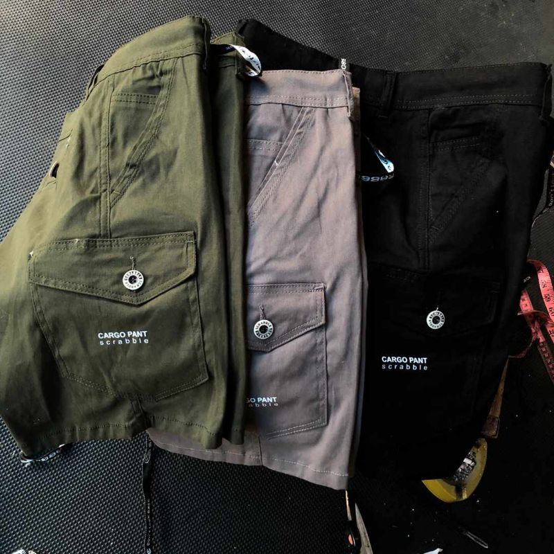 Scrabble cargo Short cargo Pants brodshot Men's cargo Short Over The ...