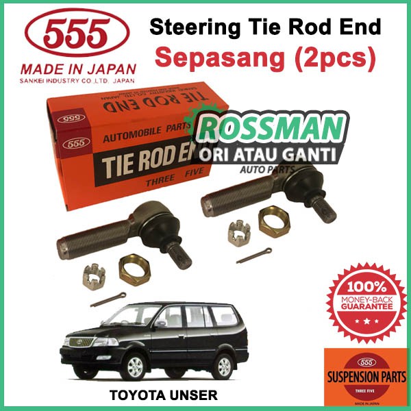 TOYOTA UNSER JAPAN ORIGINAL 555 STEERING TIE ROD END | Shopee Malaysia