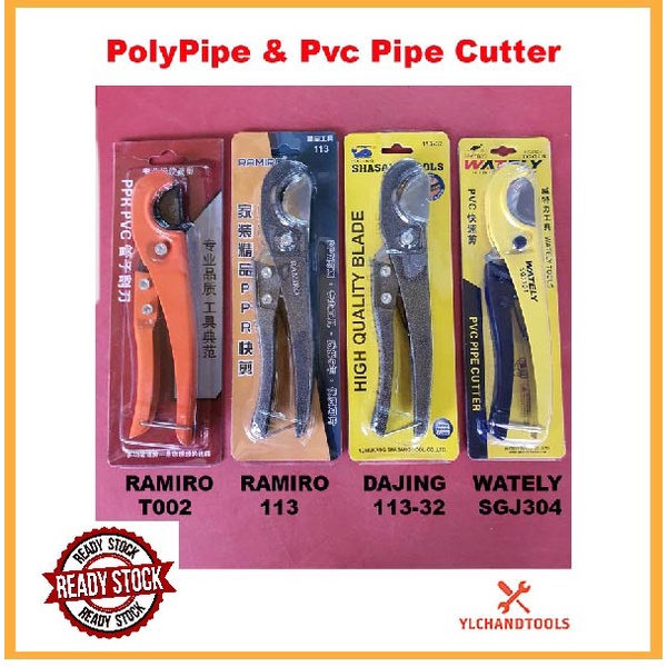 HEAVY DUTY PVC PIPE CUTTER / GUNTING PEMOTONG PAIP PVC / POLY CUTTER ...