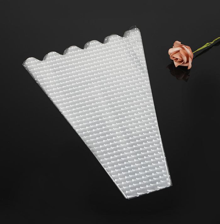 100pcs Transparency Opp Bag Wedding Rose Flower Bag Bouquet Wrapping ...