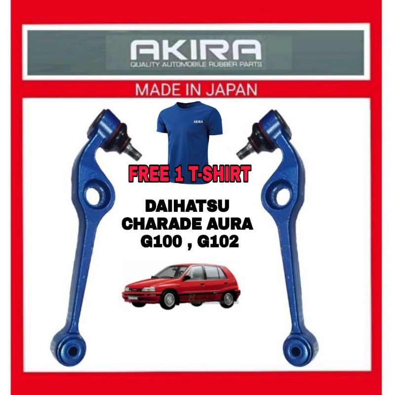 CS DAIHATSU CHARADE AURA G100 , G102 LOWER ARM FRONT HEAVY DUTY ORIGINAL NEW AKIRA SUSPENSION ...