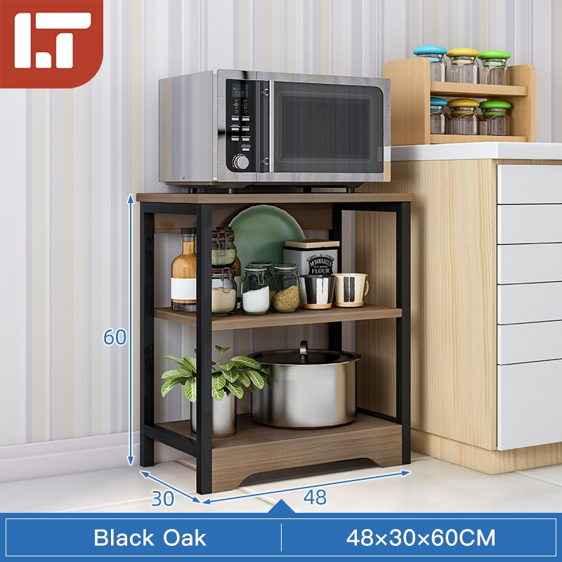 Kitchen Storage Rack Rak Dapur 3/4/5 Tiers Kitchen Shelf Kitchen ...
