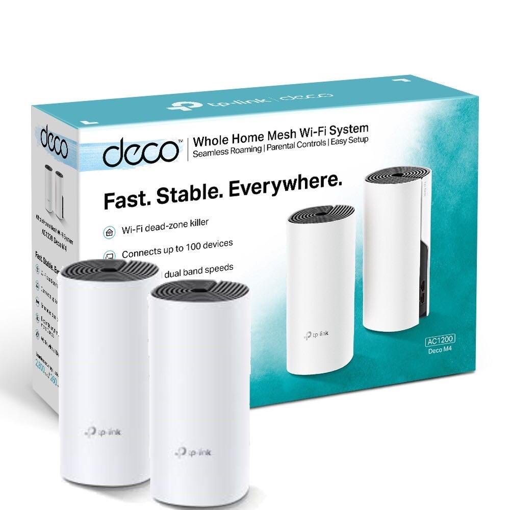 TP-Link Deco HC4 / M4 AC1200 Gigabit Mesh Wifi Router System Support ...