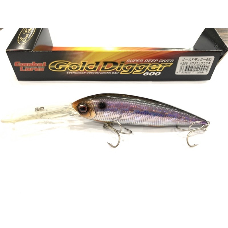 Evergreen Gold Digger 600 Lure , New Made In Japan | Shopee Malaysia