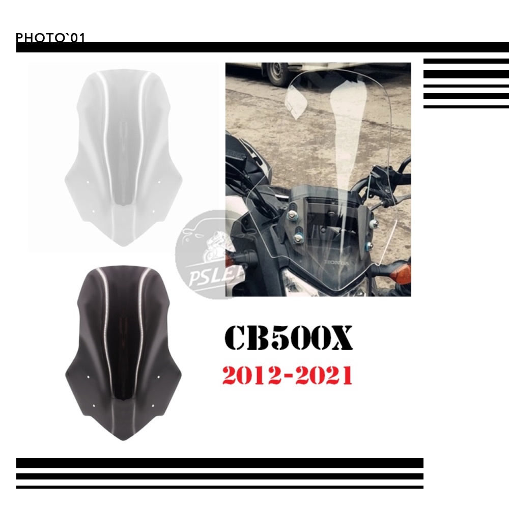 PSLER For Honda CB500X CB 500X Windshield Visor Windscreen Wind Shield ...