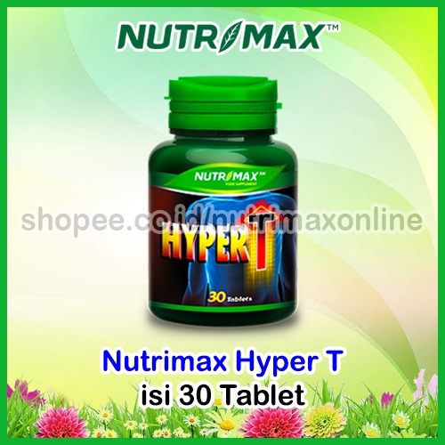 Nutrimax Hyper-T/HyperT Contents 30 Natural Herbal Medicine For ...