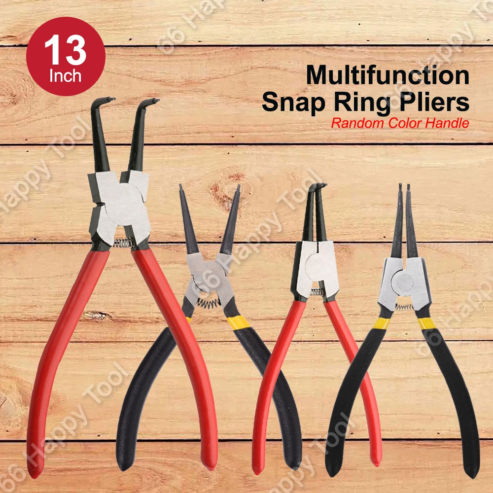 13" Inch MultiFunction Snap Ring Pliers Multi-Crimp Tool Internal ...