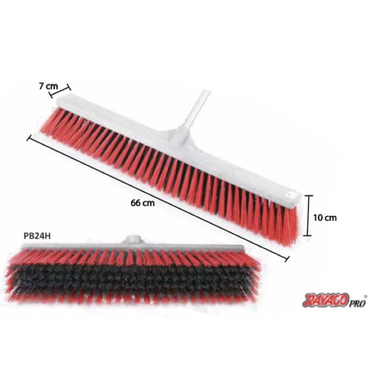 [100% ORIGINAL] RAYACO 24” PUSH BRUSH BROOM - HARD / SOFT (PB24H ...