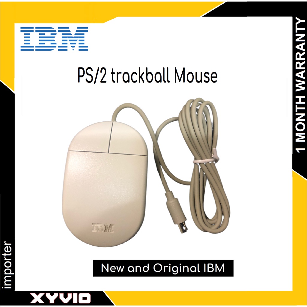 IBM PS/2 2 Button Trackball Mouse (Original) Model : 13H6690 | Shopee Malaysia
