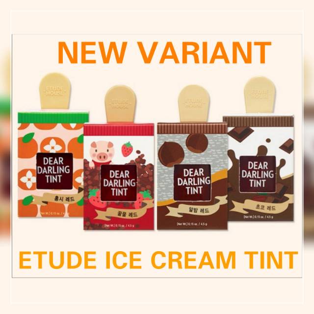 Etude DEAR DARLING WATER GEL TINT ICE CREAM | Shopee Malaysia