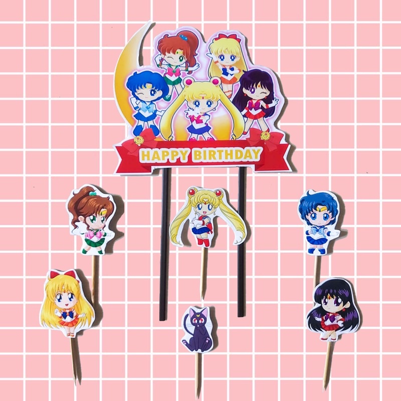 Sailor MOON Cake Topper / SAILOR MOON Cake Topper / SAILOR MOON Cake ...