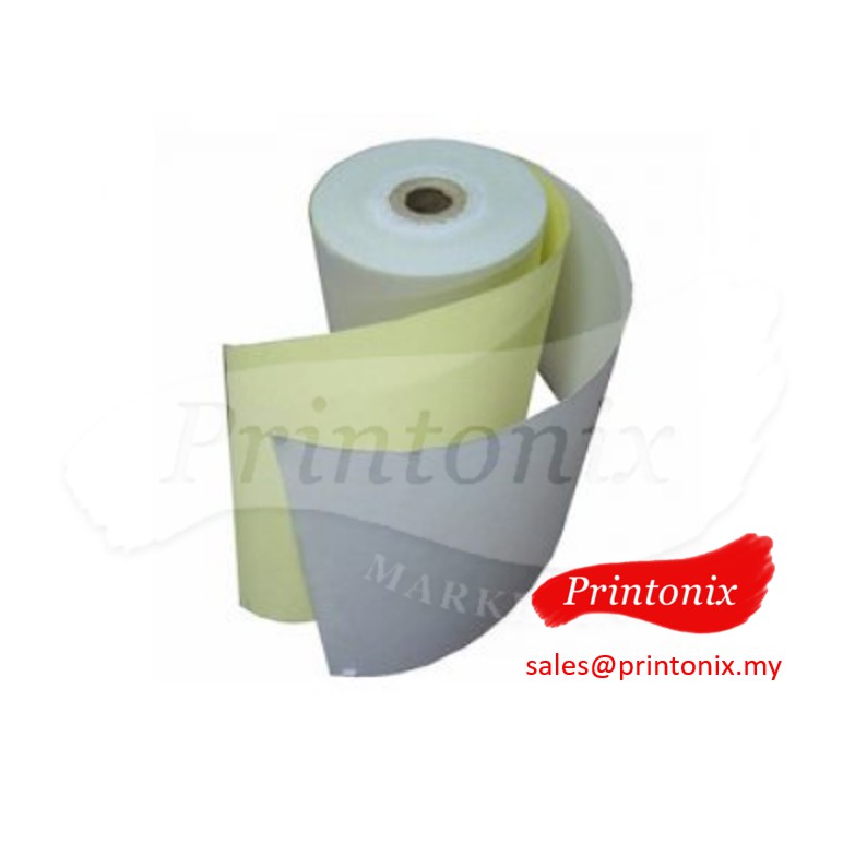 Cash Register Receipt Printer Paper Roll 2ply NCR Paper Roll 76mm x ...