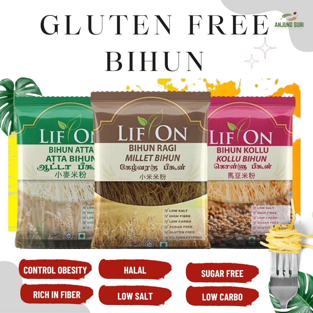 Millet Bihun Gluten Free Sugar Free Mihun Ragi Mee Hoon Low Carbo High ...