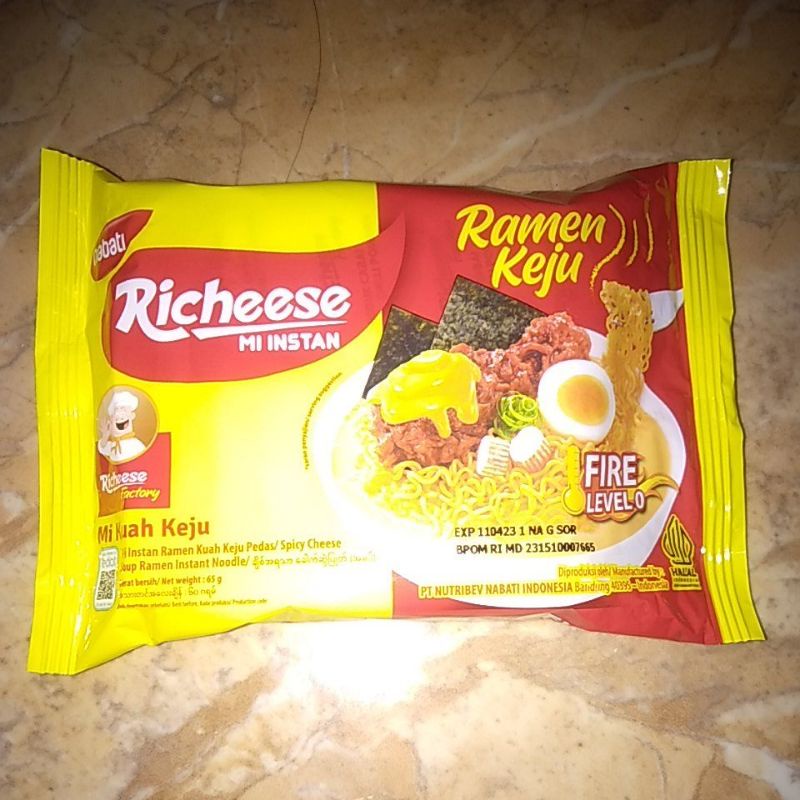 Richeese Instant Noodle Cheese ramen | Shopee Malaysia