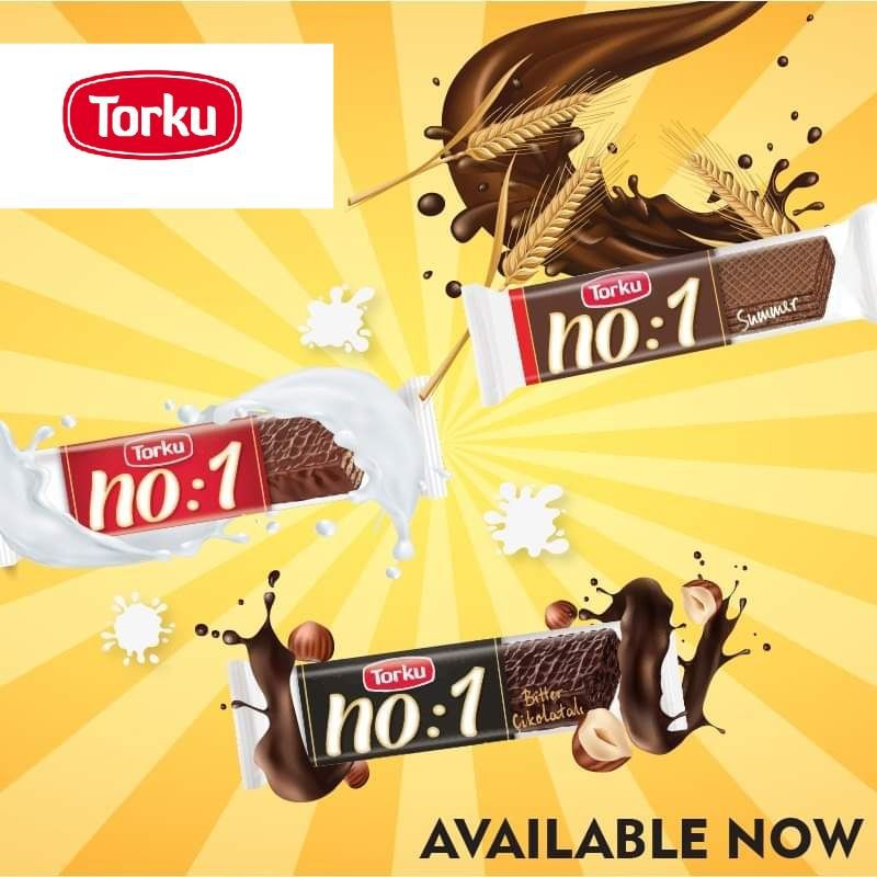 [TKM] (Turkey Chocolate) Torku No.1 Chocolate Wafer Bar -1 Bar 35g ...