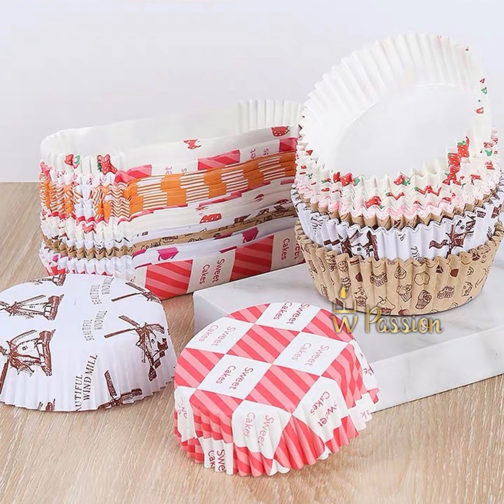 [Ready Stock]Baking Cup Bread Cup Roti Cup Round / Ship Long Bread Cake ...